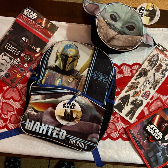Star Wars | Other | Baby Grogu Mandalorian Book Bag | Poshmark